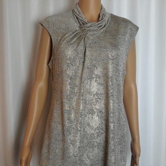 Calvin Klein | Tops | Calvin Klein Performance High Neck Top | Poshmark